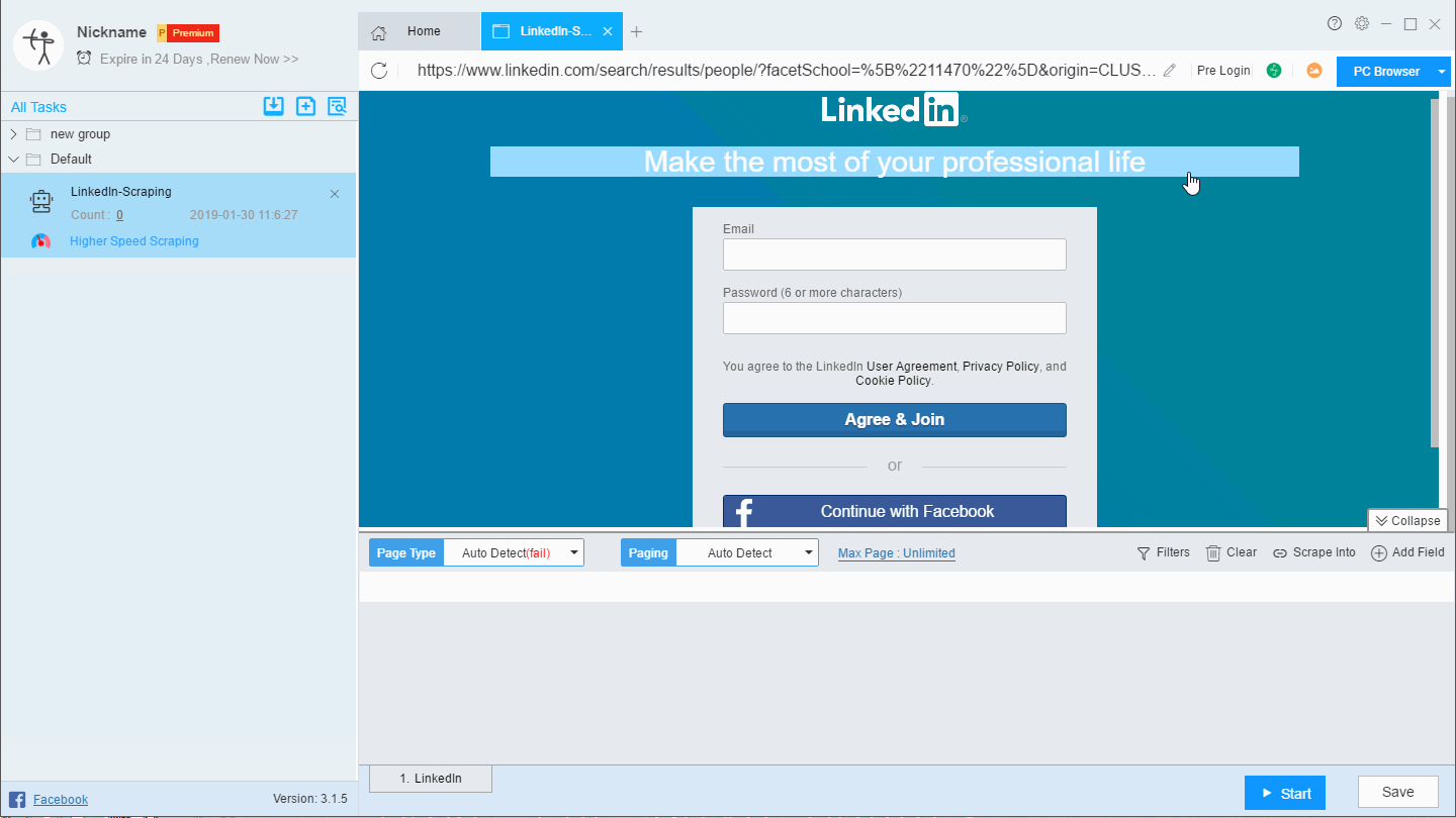 Resources - Getting Started - How to enter a correct URL - ScrapeStorm