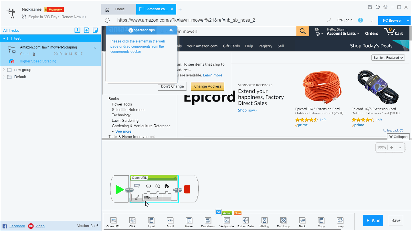 Resources - Flowchart Mode - How to create a flowchart mode task - ScrapeStorm