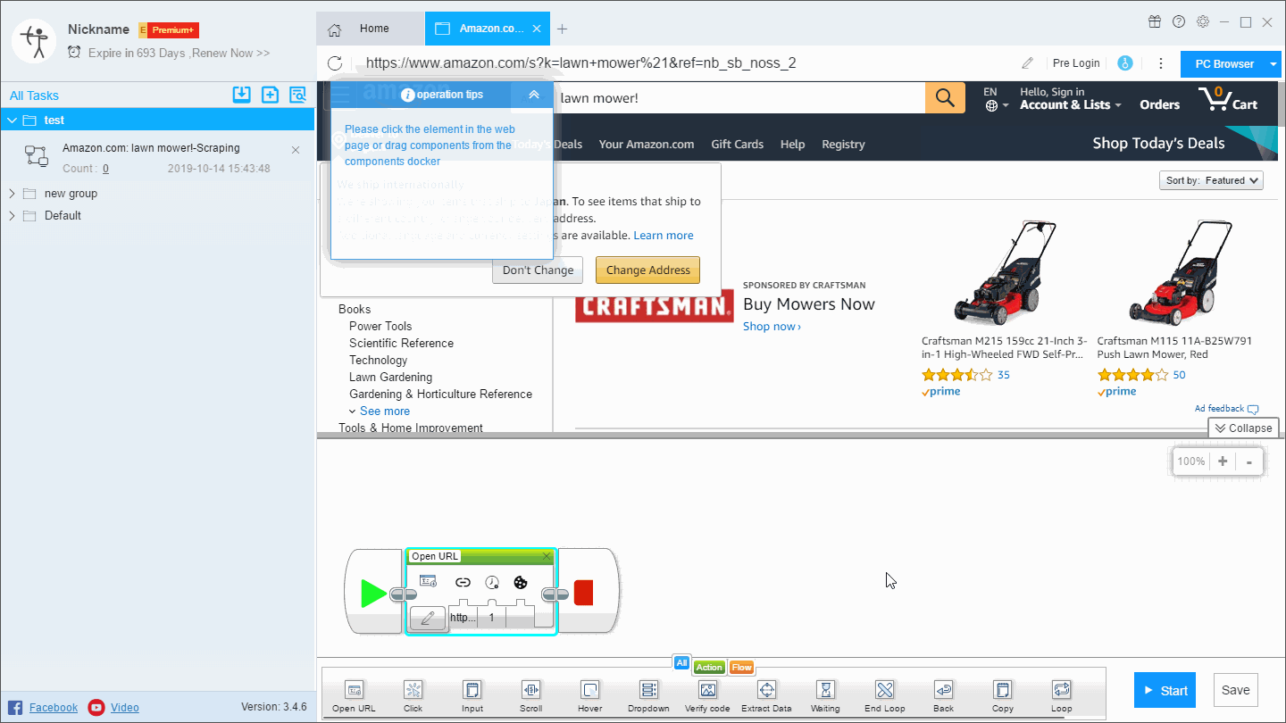 Resources - Flowchart Mode - How to create a flowchart mode task - ScrapeStorm