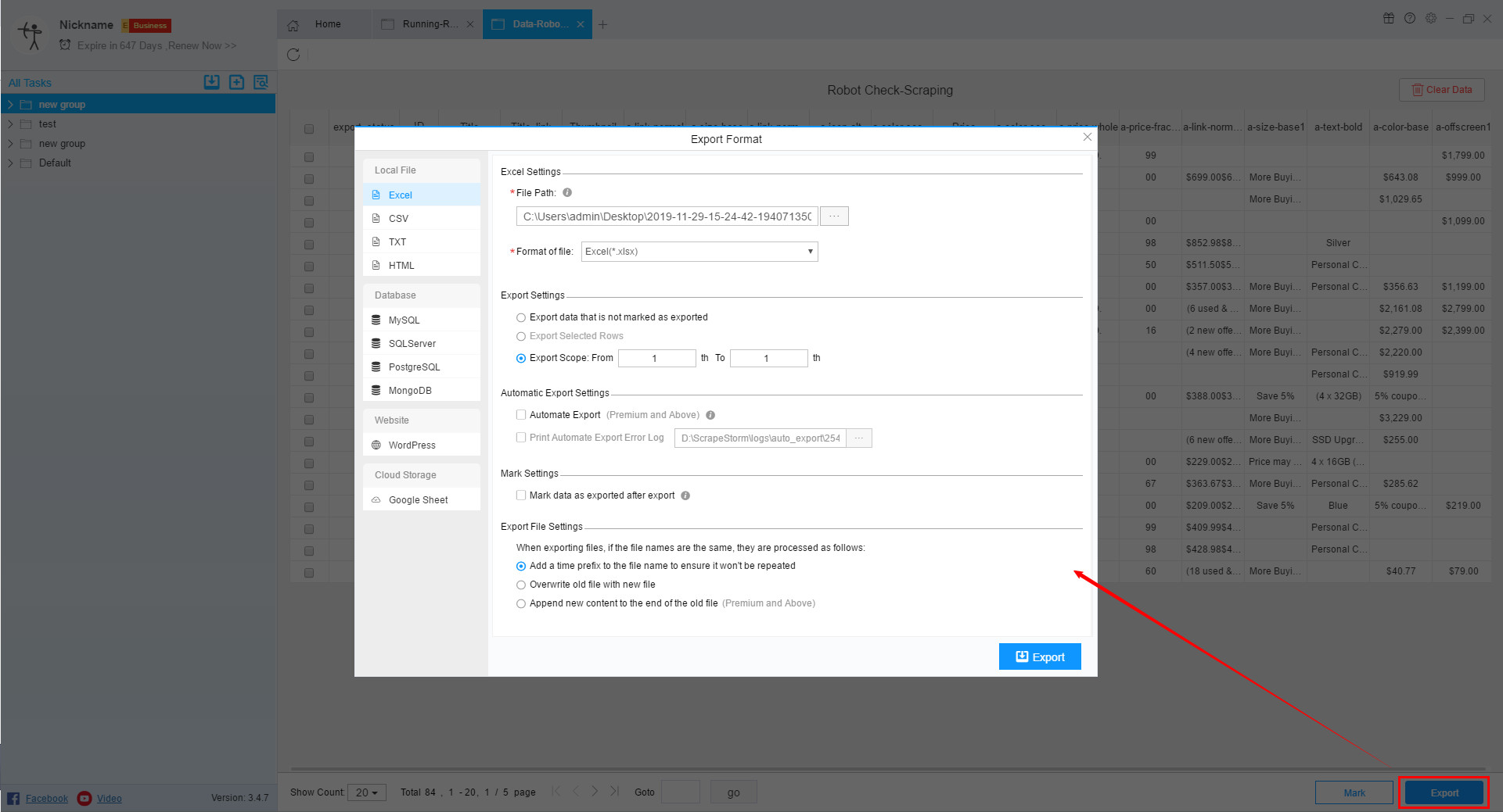 Resources - Flowchart Mode - Basic operational procedures - ScrapeStorm