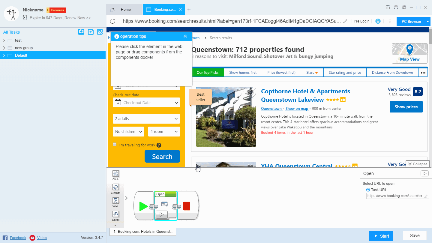 Resources - Flowchart Mode - How to loop the Dropdown box - ScrapeStorm